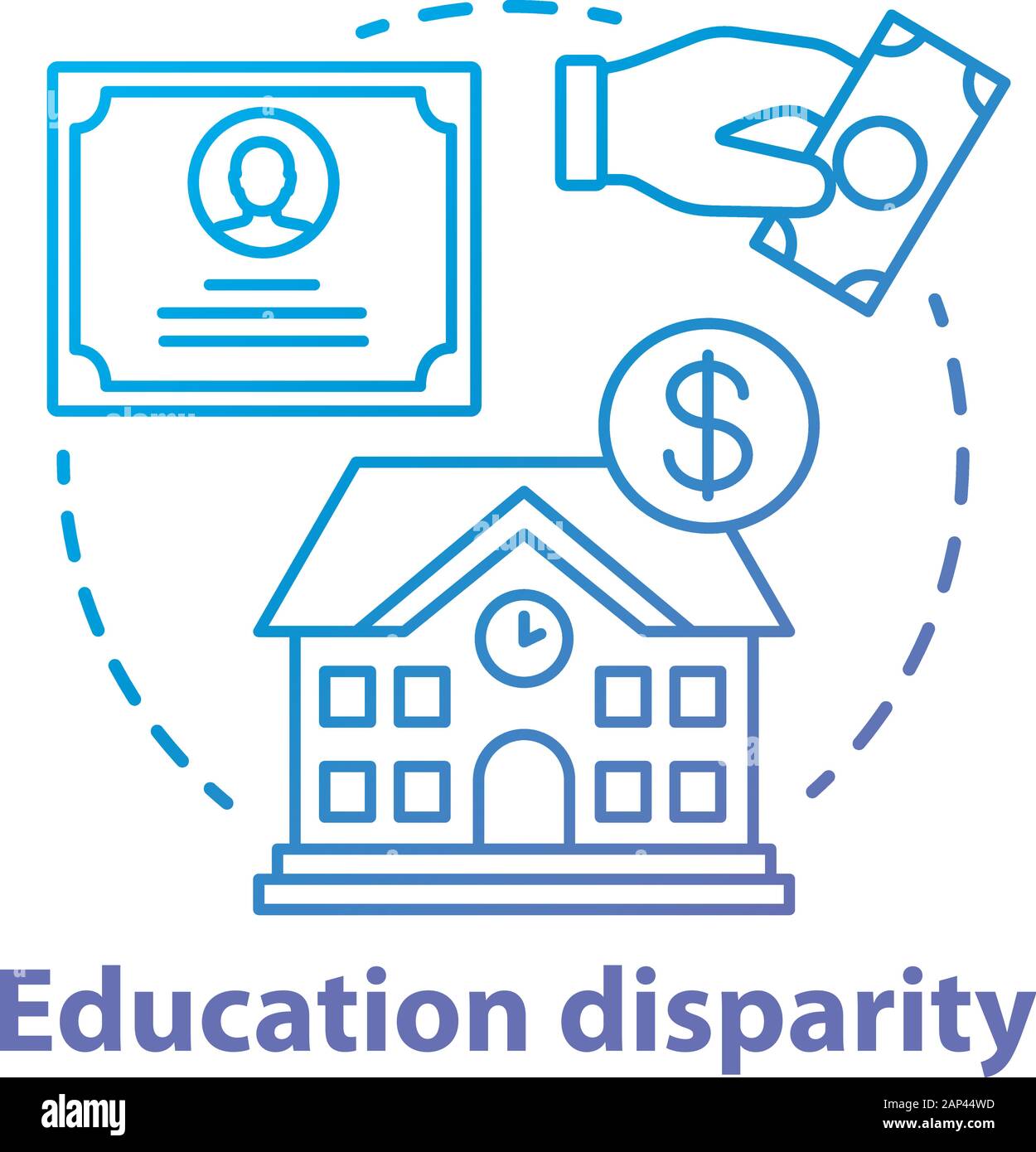 Educational inequality Stock Vector Images - Alamy