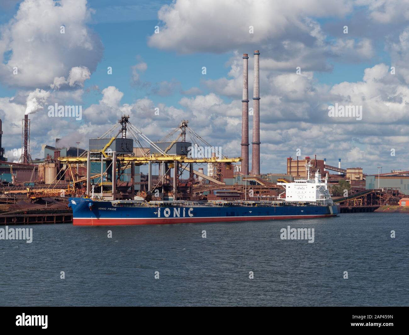 The Ionic Pride, a general Cargo Ship supplying loads of Coal to the ...