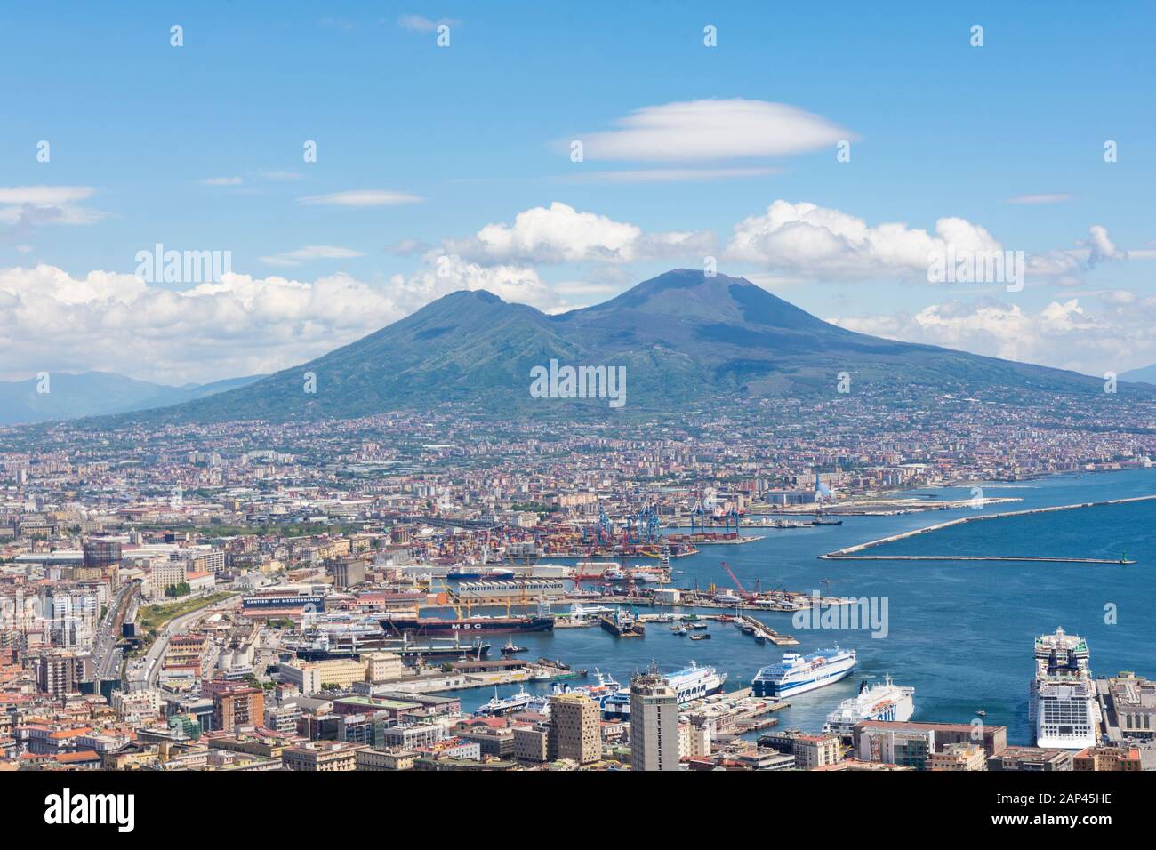 Naples city overview hi-res stock photography and images - Alamy