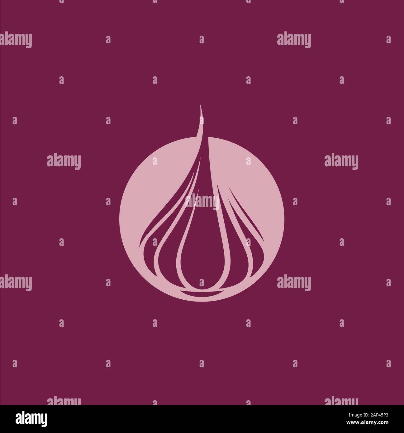 Garlic vector icon illustration design template Stock Vector Image ...