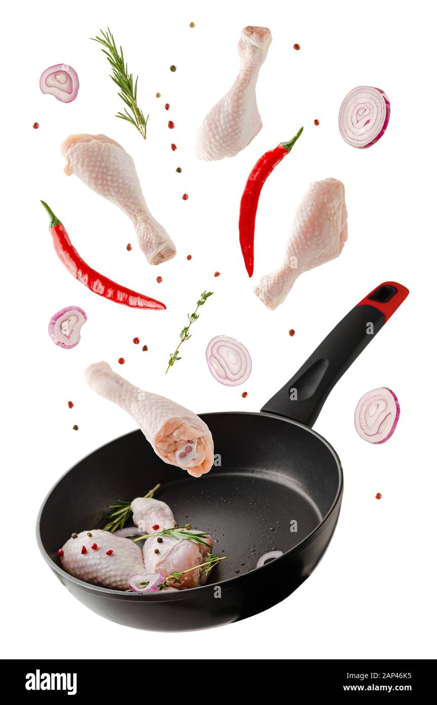 Flying chicken hen hi-res stock photography and images - Alamy