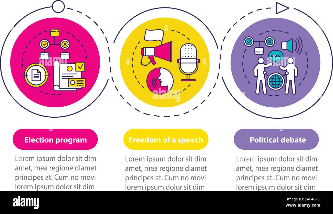 Election day vector infographic template. Business presentation design ...