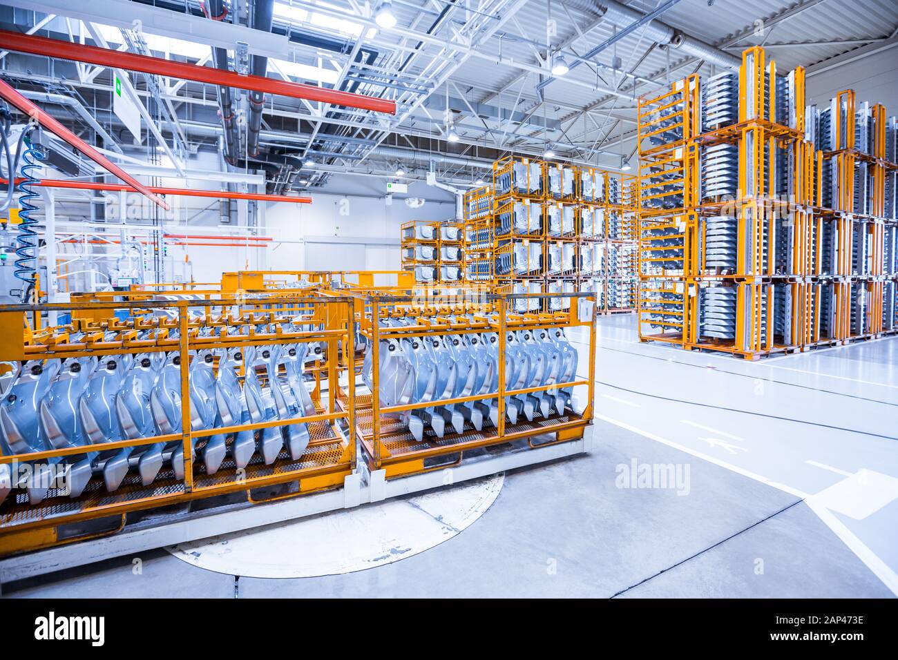 spare parts in a car plant Stock Photo - Alamy