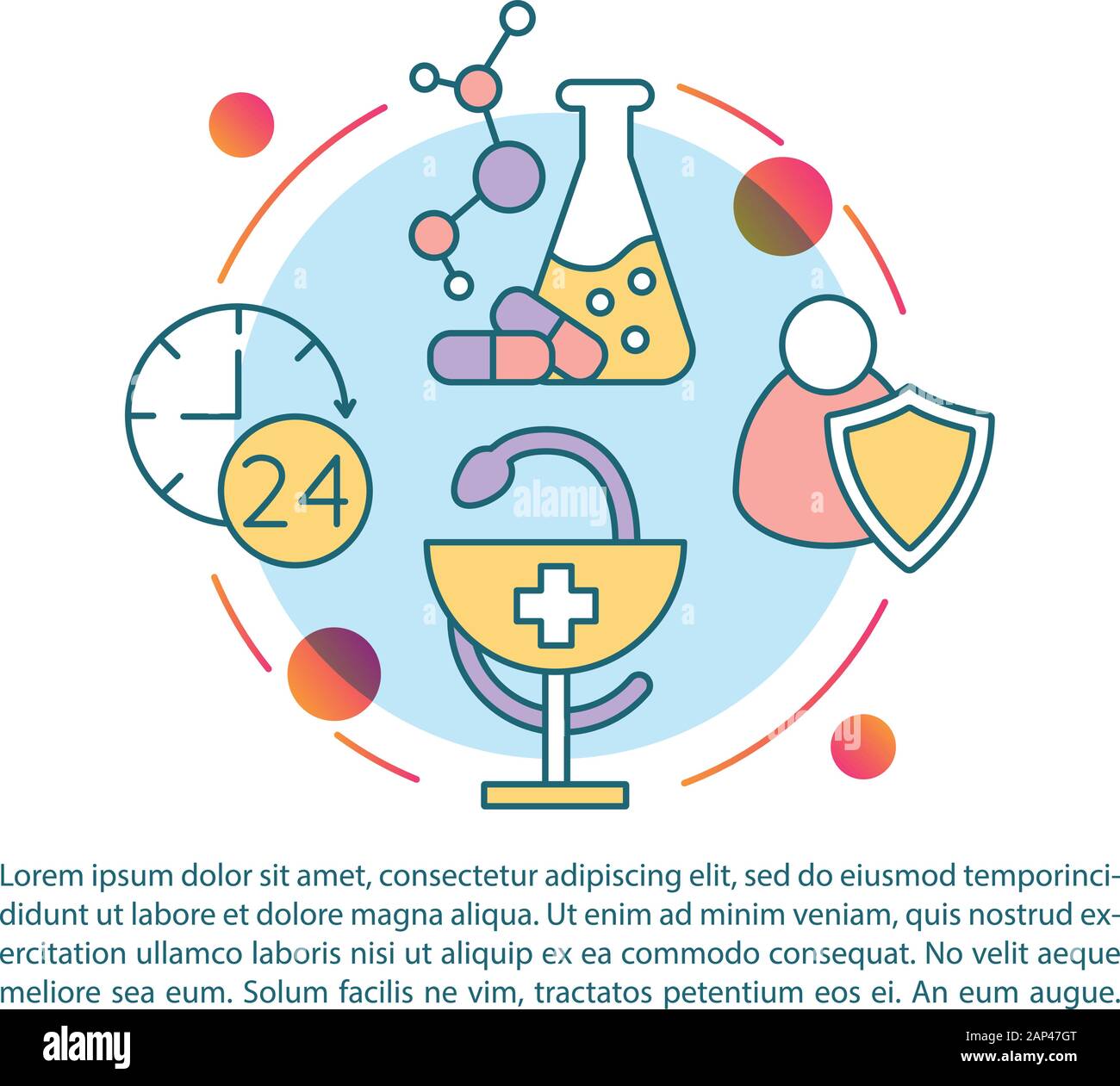 Poison safety article page vector template. Toxin antidote research ...