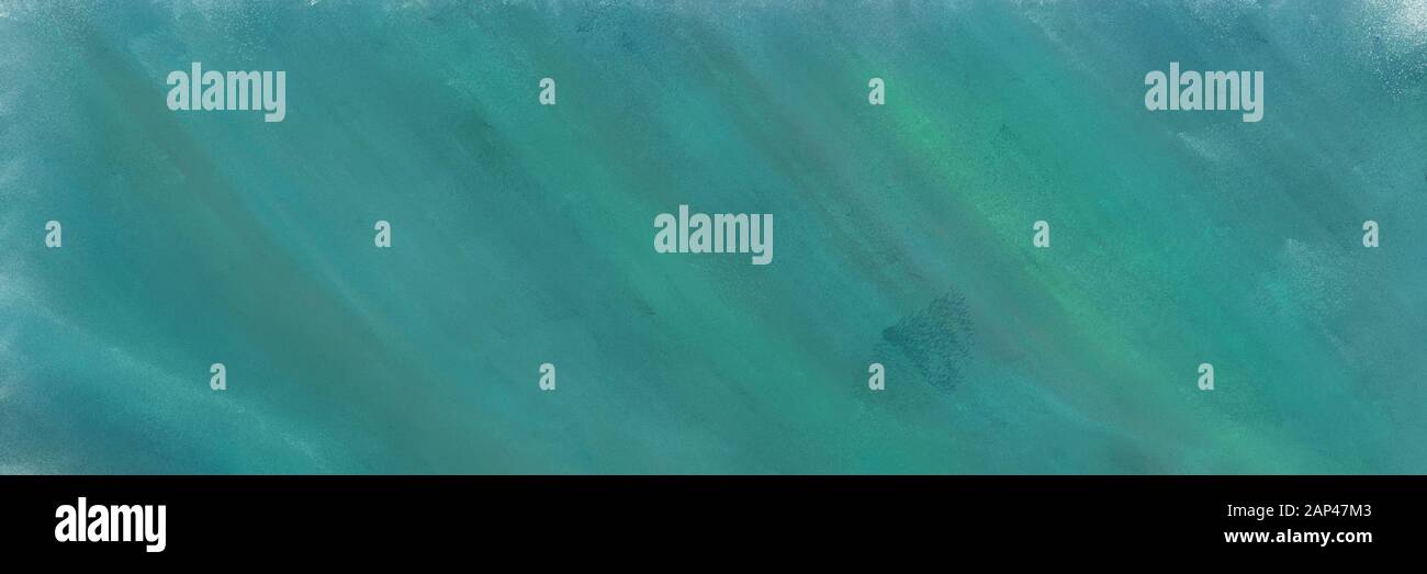 abstract painting banner art with blue chill, cadet blue and powder ...