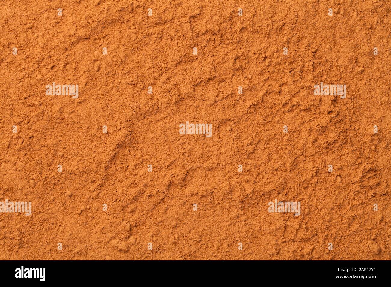 Cinnamon powder background. Full frame texture. Top view, flat lay ...