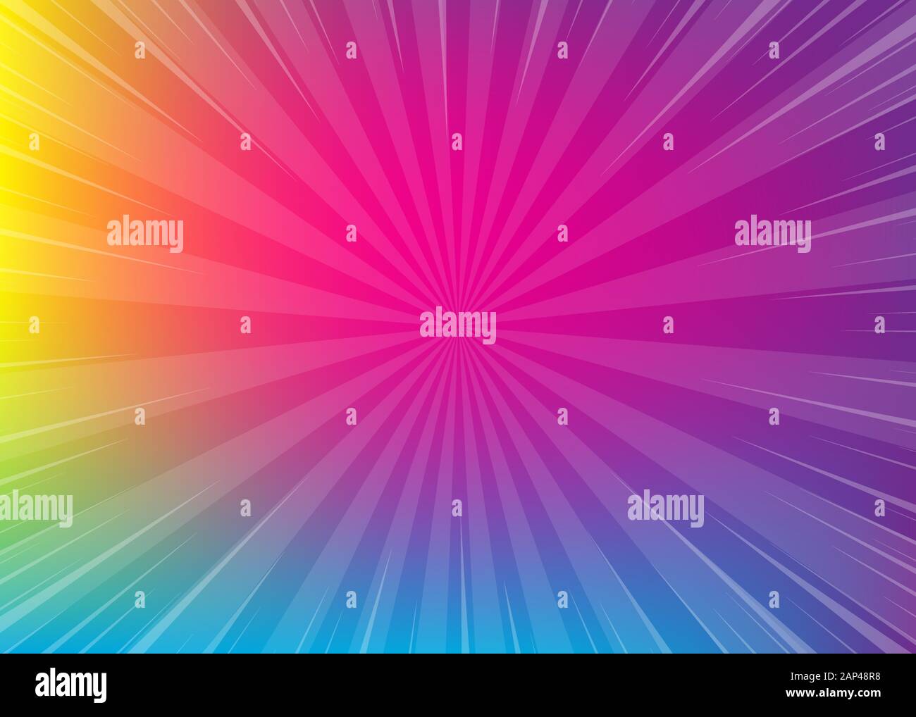 Neon pop art comics gradient radial background Stock Vector Image & Art ...