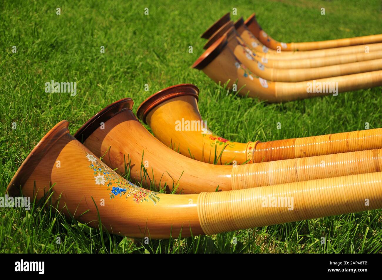 Alphorner hi-res stock photography and images - Alamy