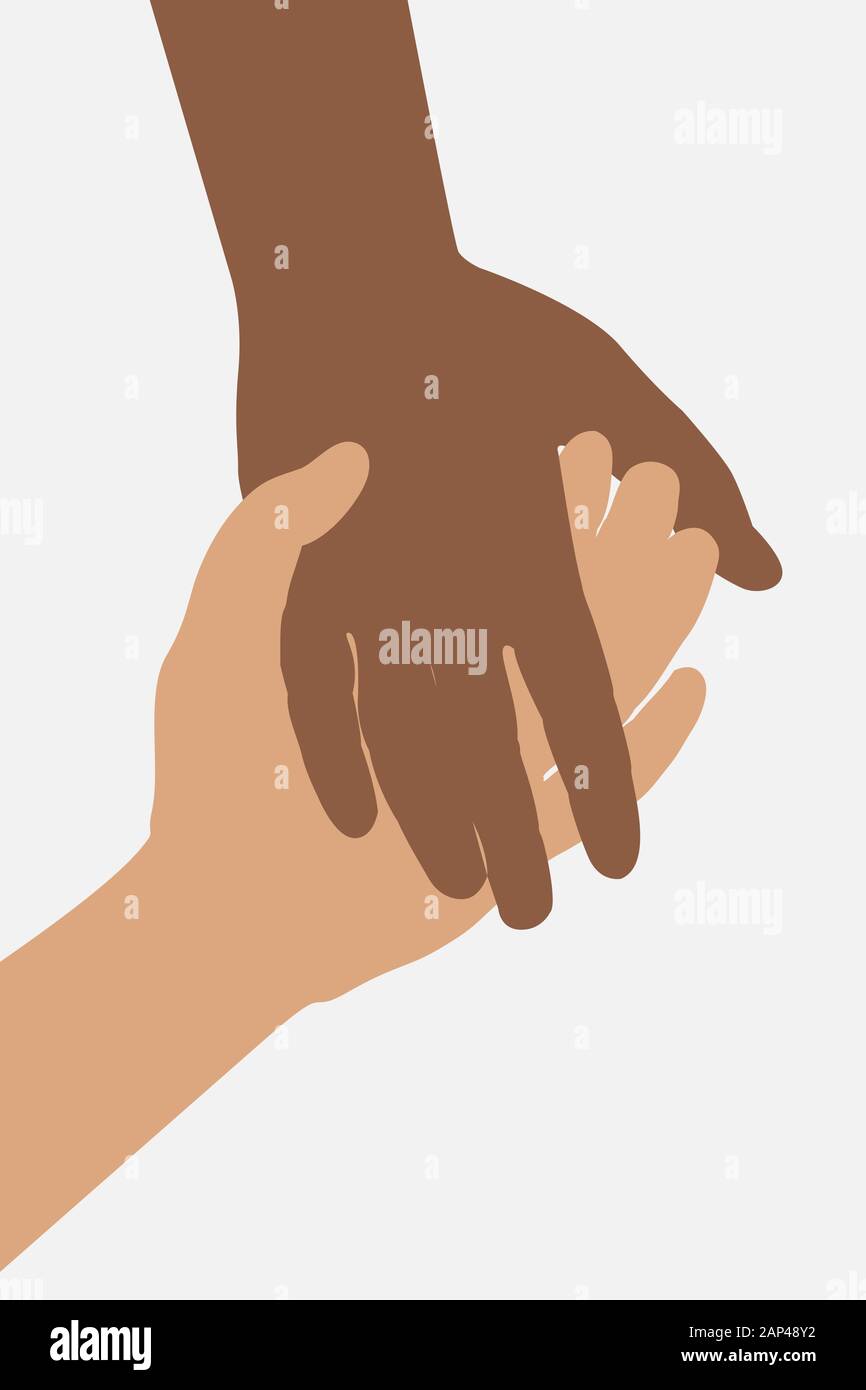 Two hands greeting Stock Vector Images - Alamy