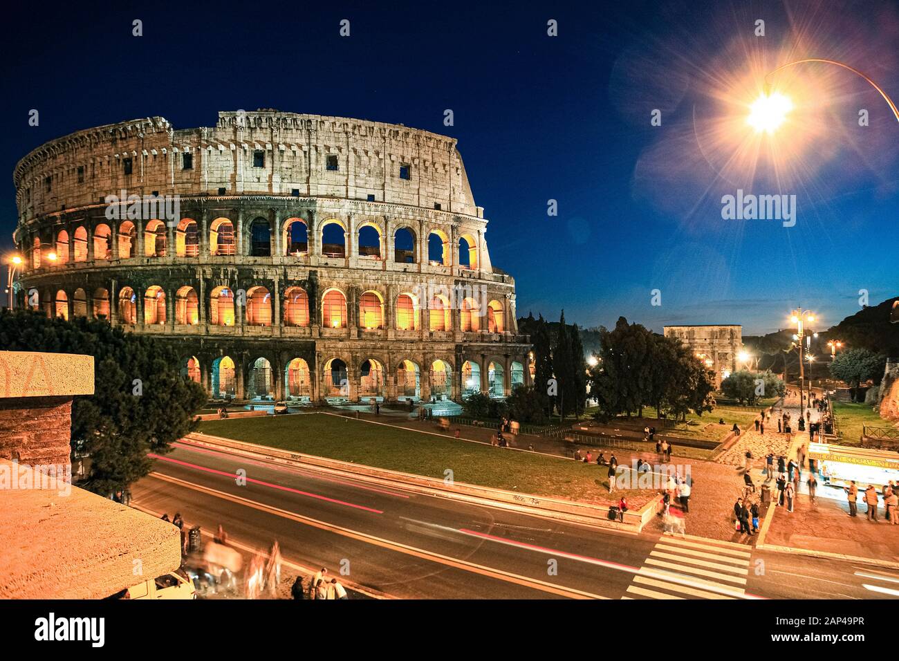 Italy Lazio Rome Coliseum Stock Photo - Alamy