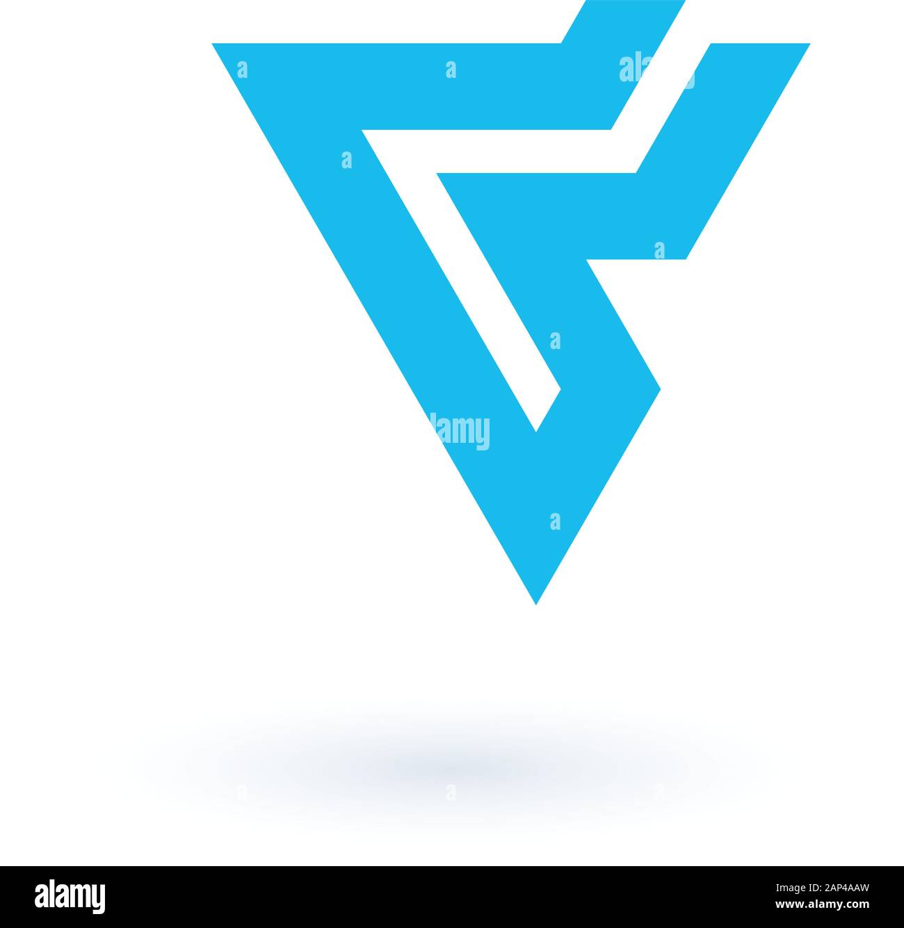 Geometric lightning logo icon design template element. Business ...