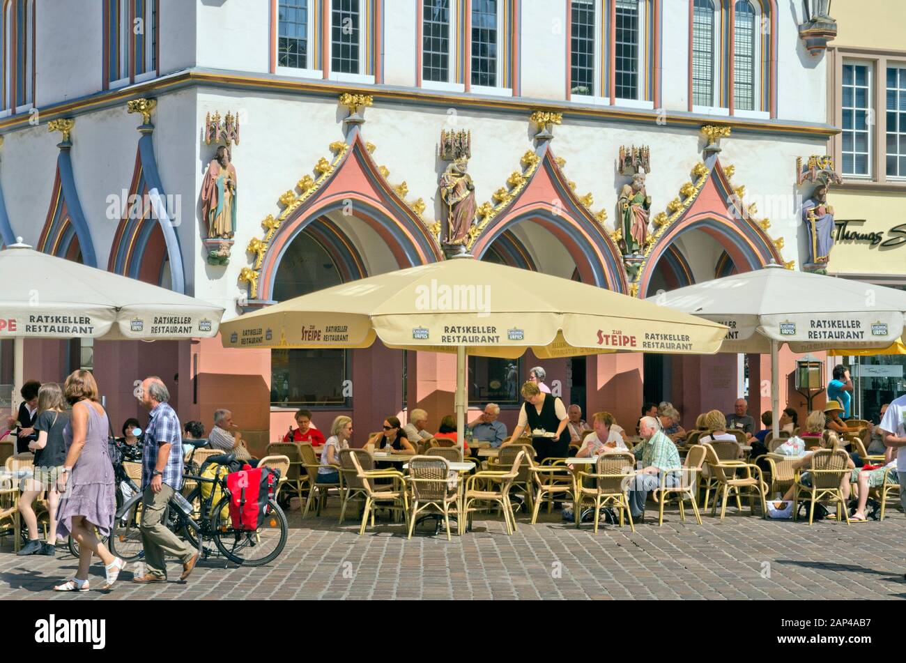 The Ratskeller restaurant Trier Stock Photo - Alamy