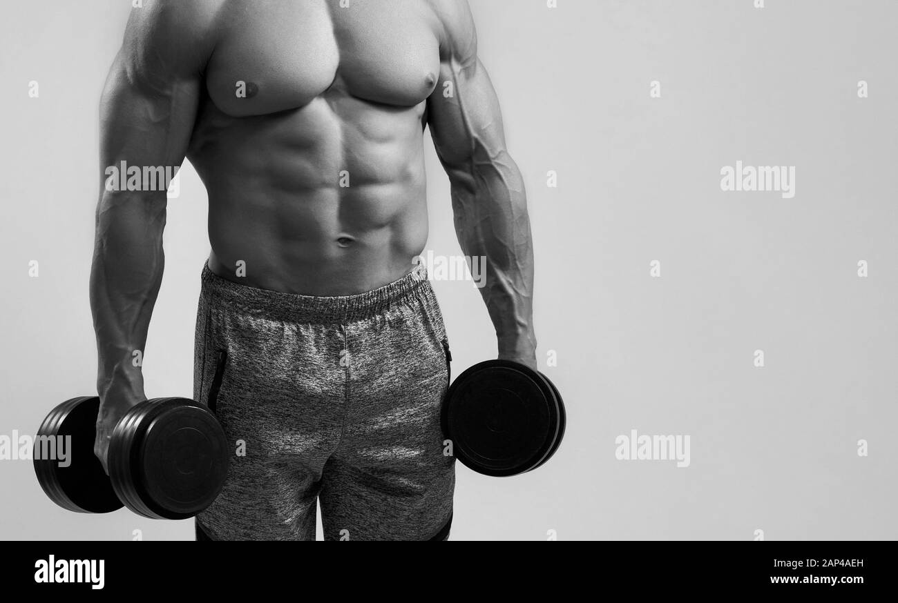 Bodybuilding Black and White Stock Photos & Images - Alamy