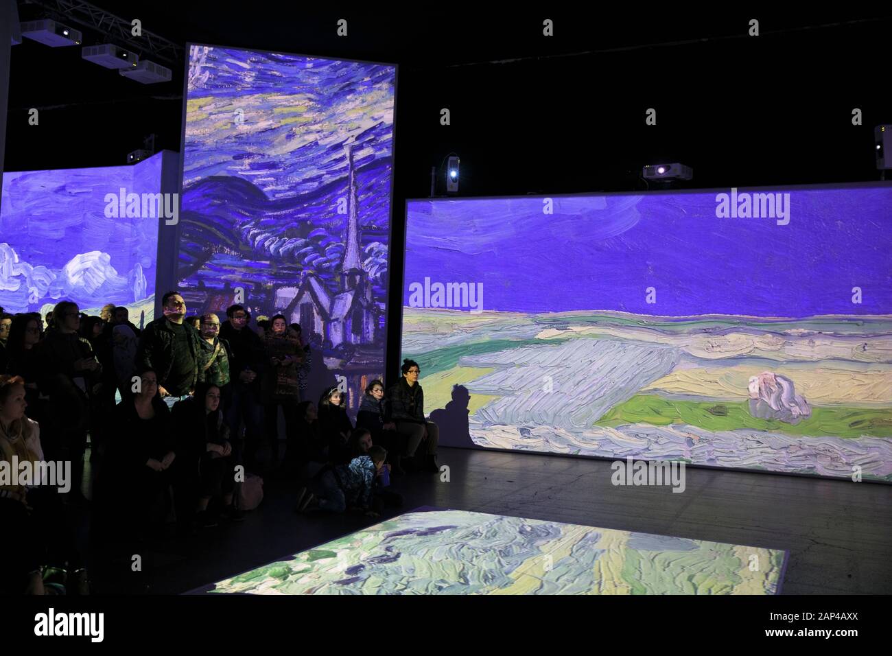 Multimedia exhibition by Vincent Van Gogh, Lugano, Switzerland, Europe ...