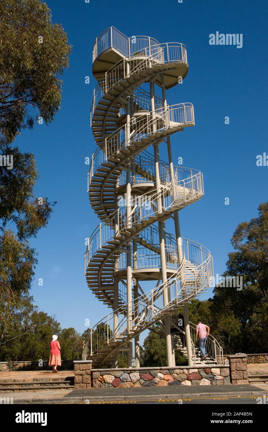 Lookout tower at Kings Park, Perth, Western Australia Stock Photo - Alamy