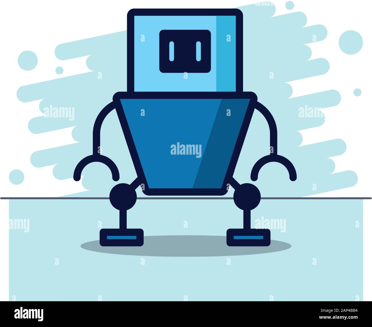 Cyborg legs mechanical technology Stock Vector Images - Alamy