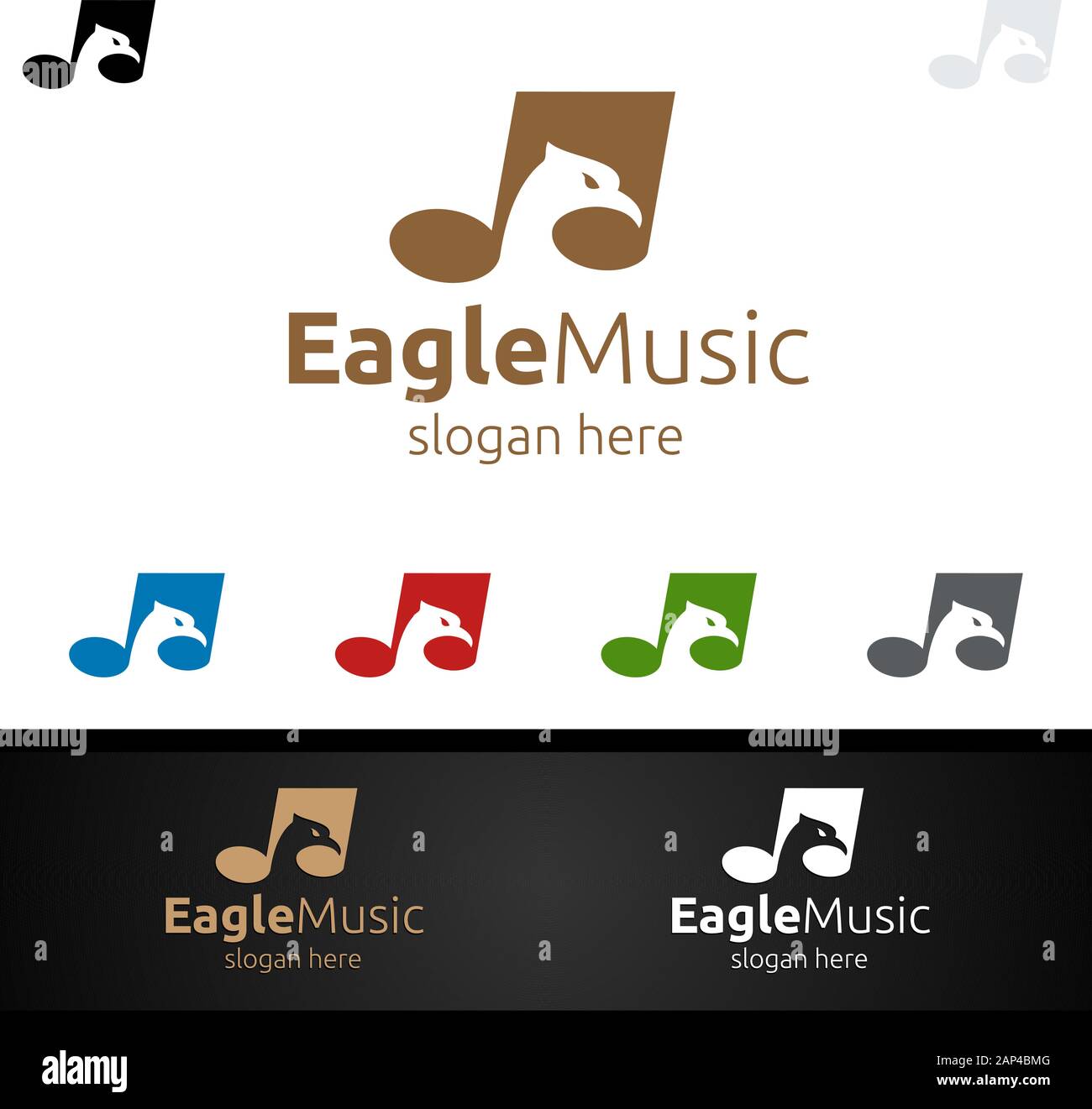 Note eagle Stock Vector Images - Alamy