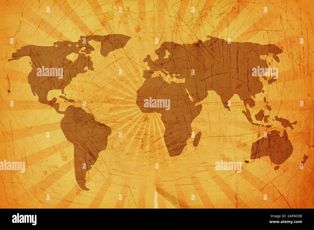 Grunge Vintage Scratched Map High Resolution Stock Photography and ...