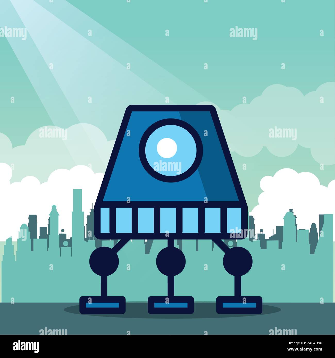 Robotic feet Stock Vector Images - Alamy