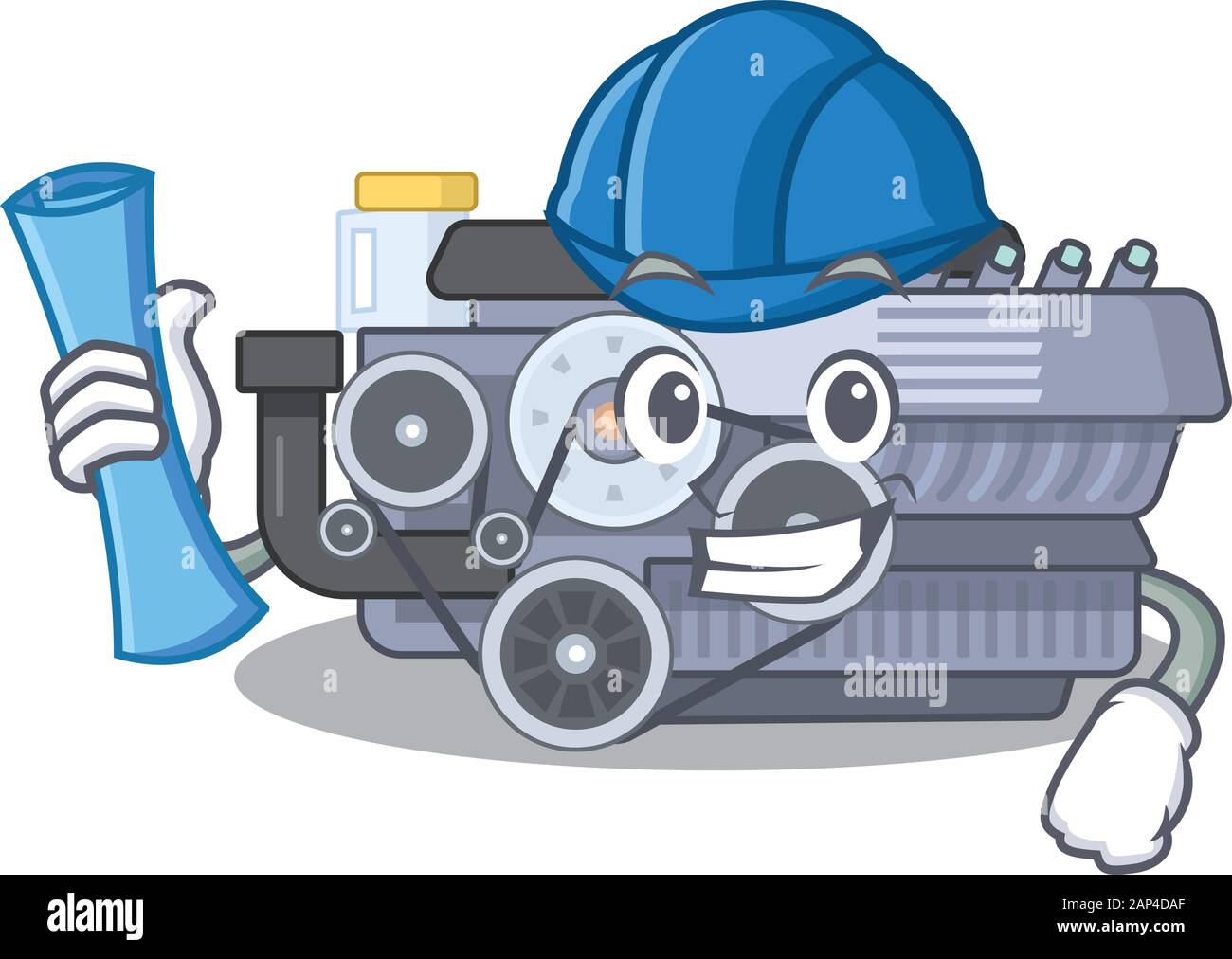 Inventor of the petrol engine Stock Vector Images - Alamy