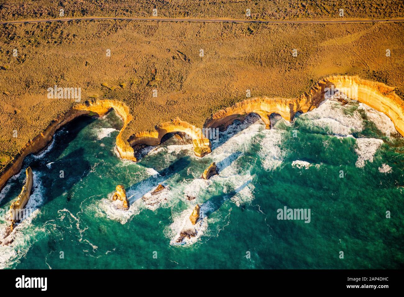 Rock stacks that form Port Campbell National Park along the Great Ocean ...