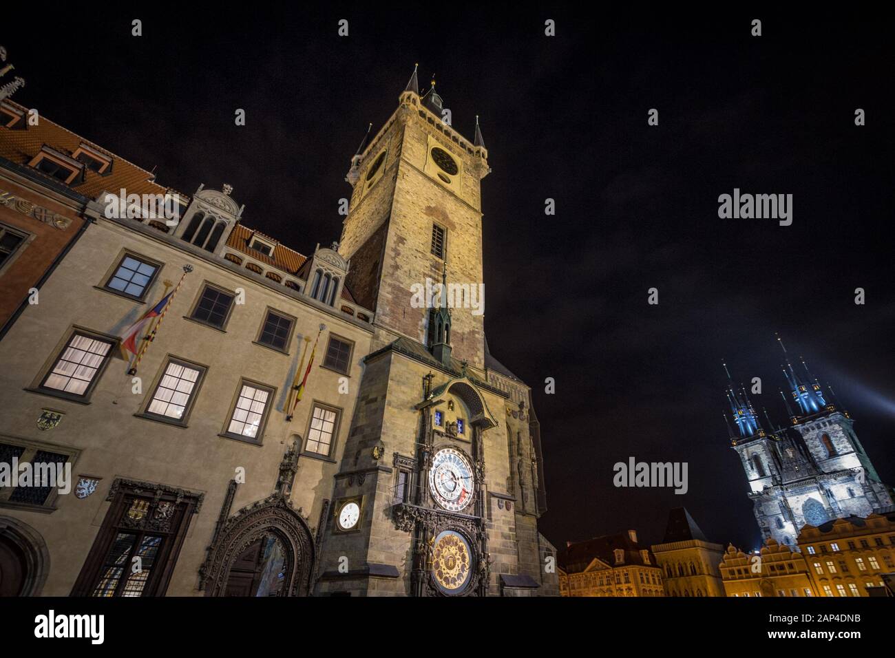 Old Town Square (Staromestske namesti) of Prague, Czech Republic, at ...