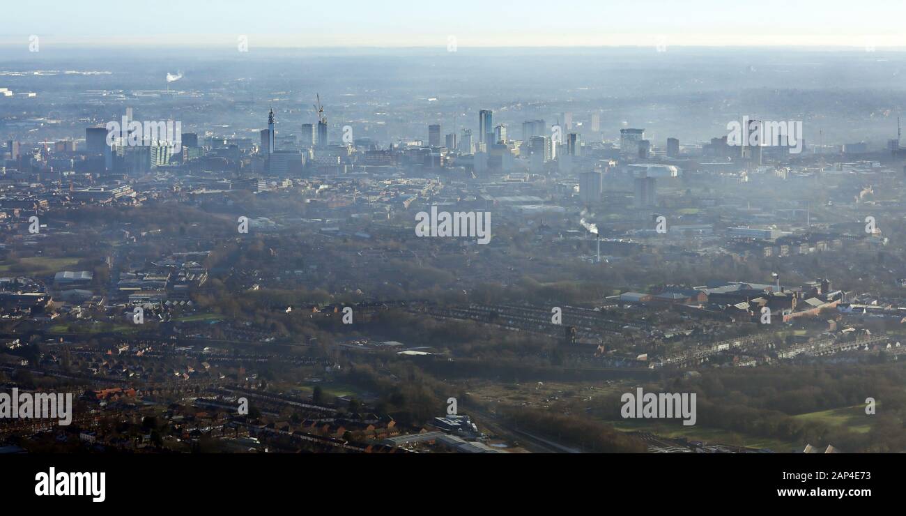 Aerial view misty foggy landscape hi-res stock photography and images ...