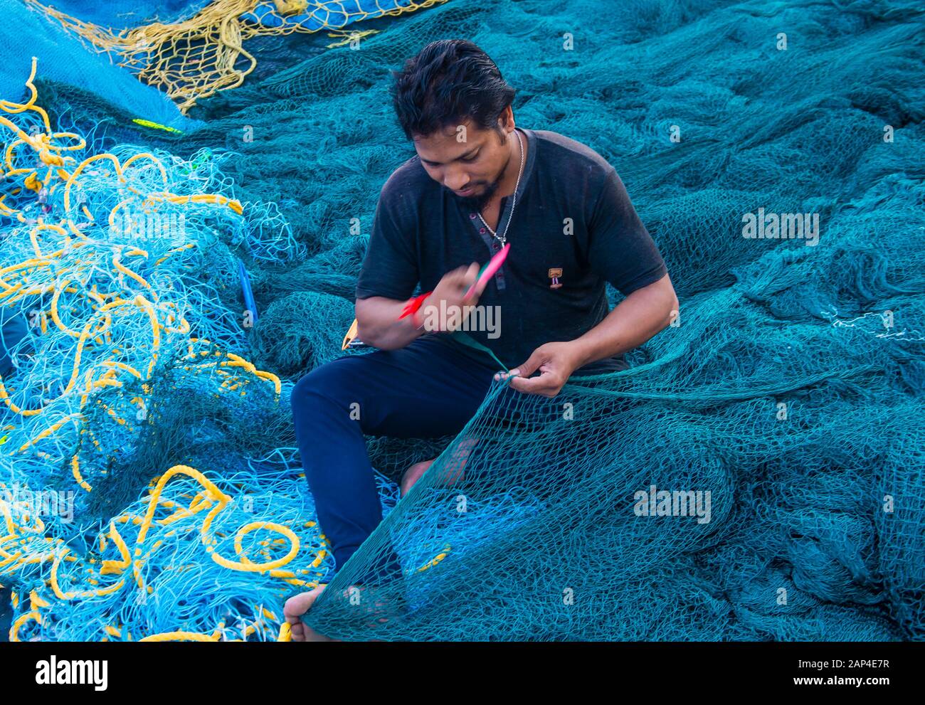 Indian Fisherman High Resolution Stock Photography and Images - Alamy
