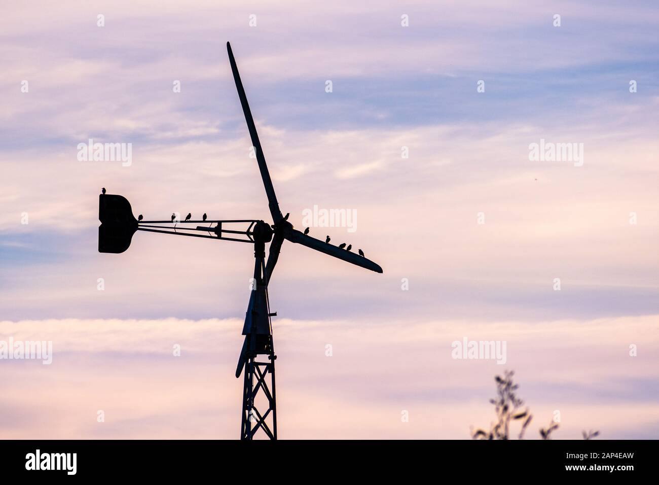 Old water mill silhouette hi-res stock photography and images - Alamy