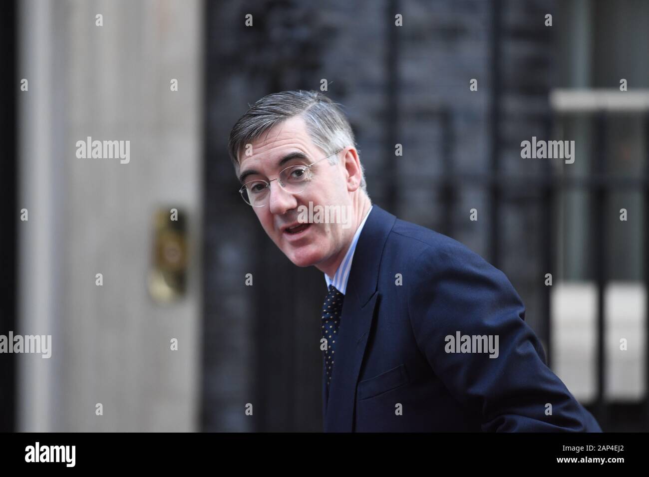 Leader of the House of Commons, Jacob Rees-Mogg, arrives for a cabinet ...