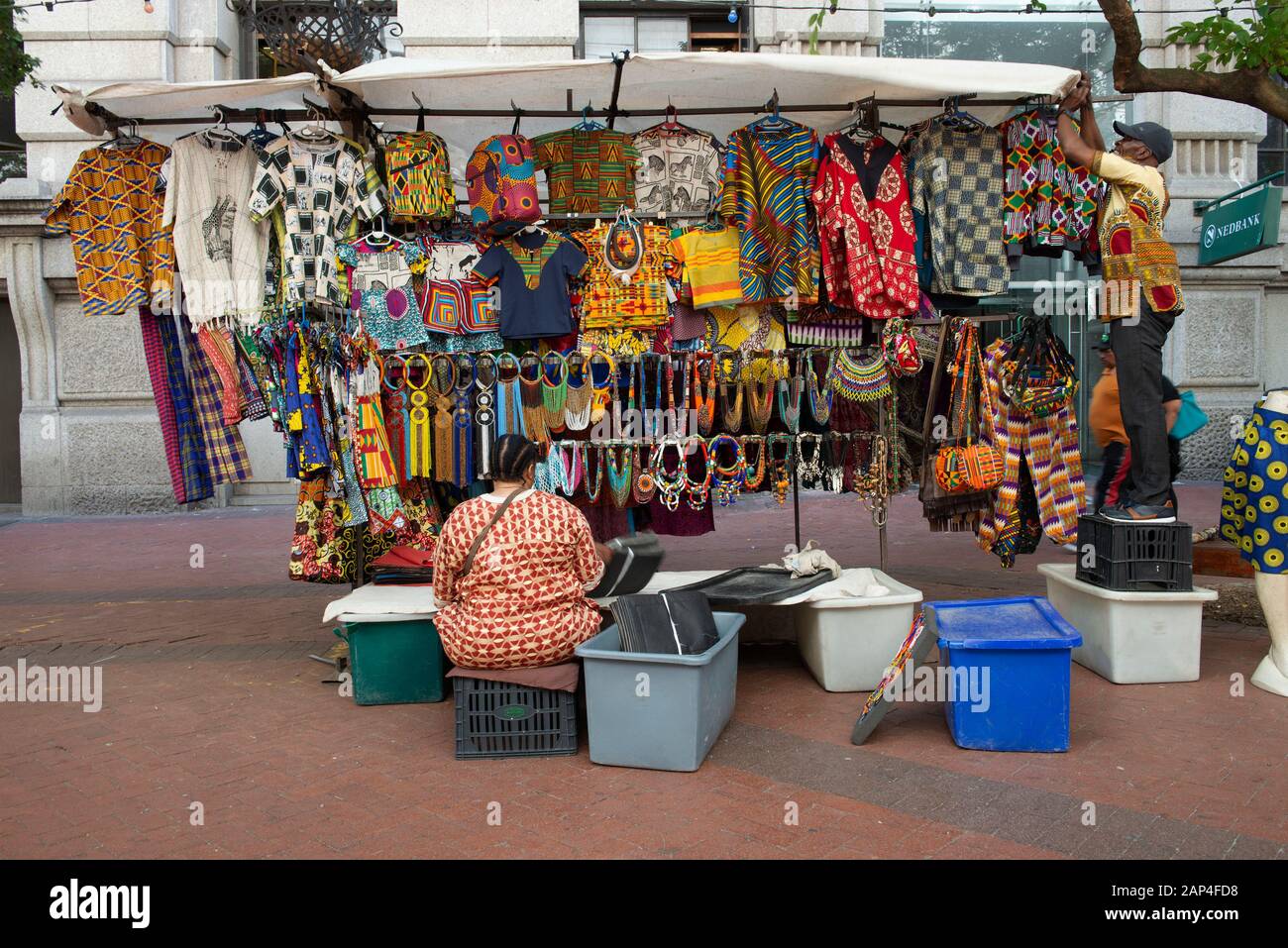 The big market in the centre of Cape Town, sells everything from ...