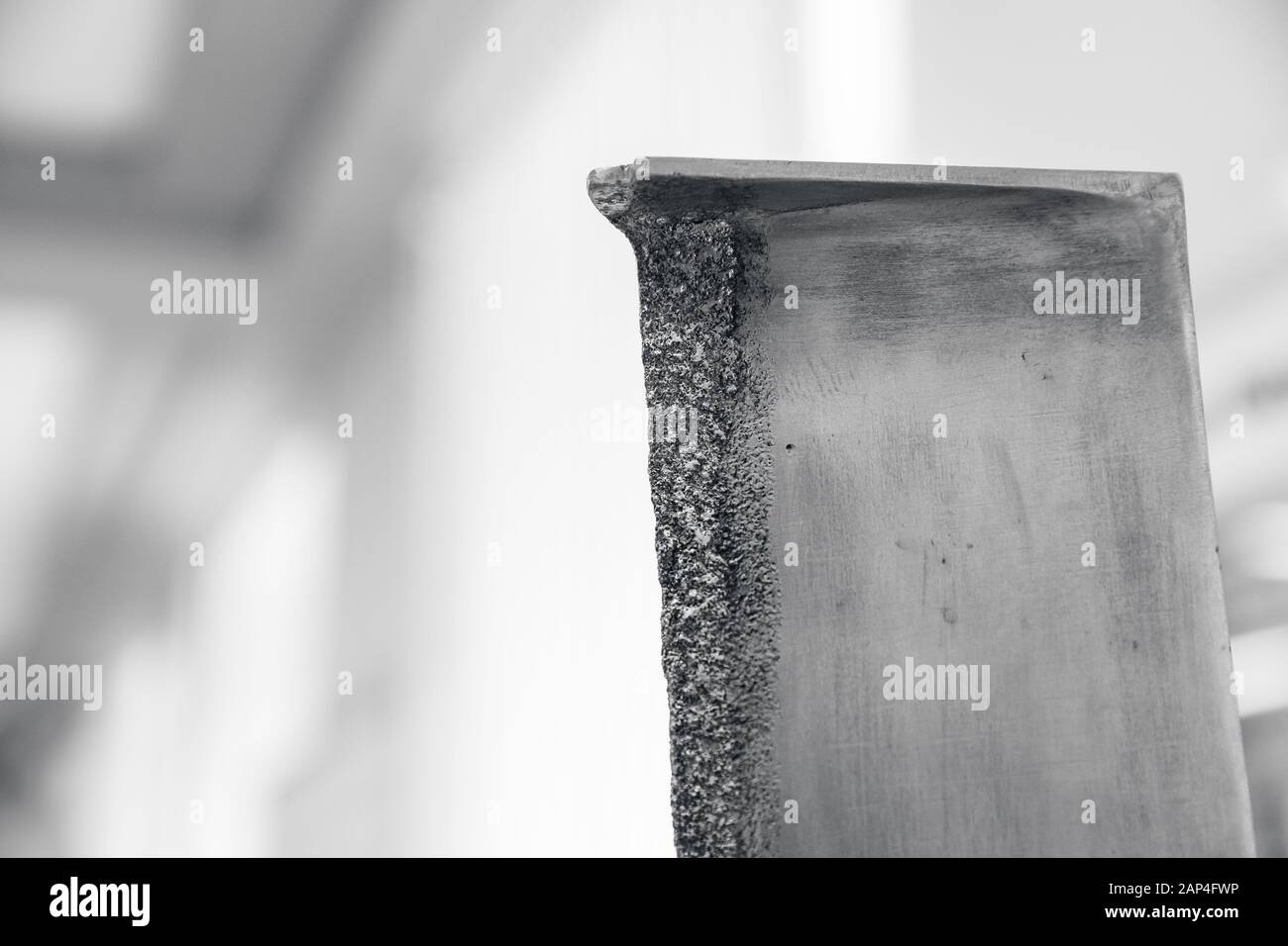 Turbine blade is susceptible to corrosion. Erosion of metal damage and ...