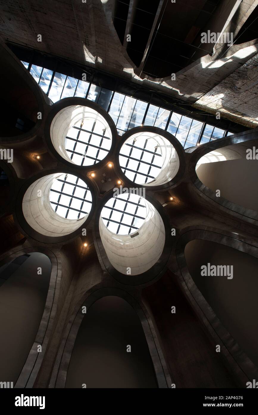 The Silo museum and hotel was created out of the big silos used to ...