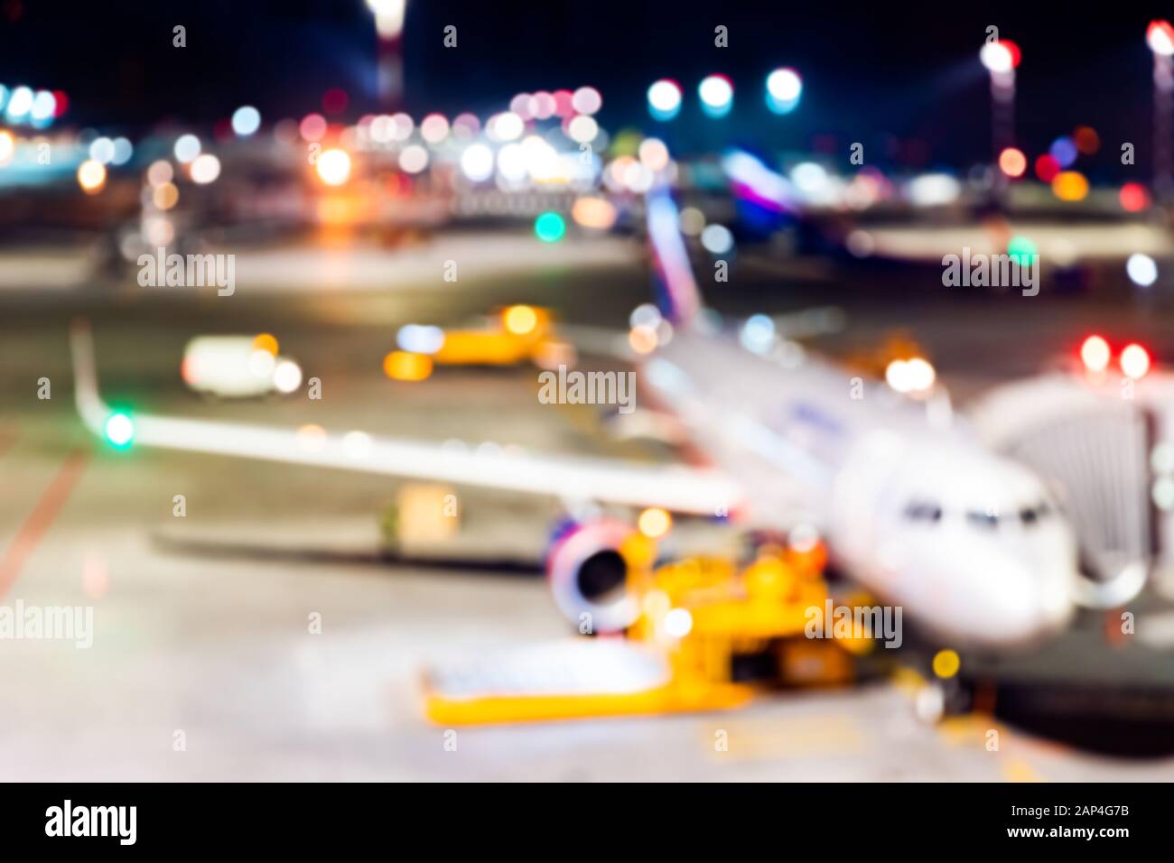 Airport Runway At Night Hd