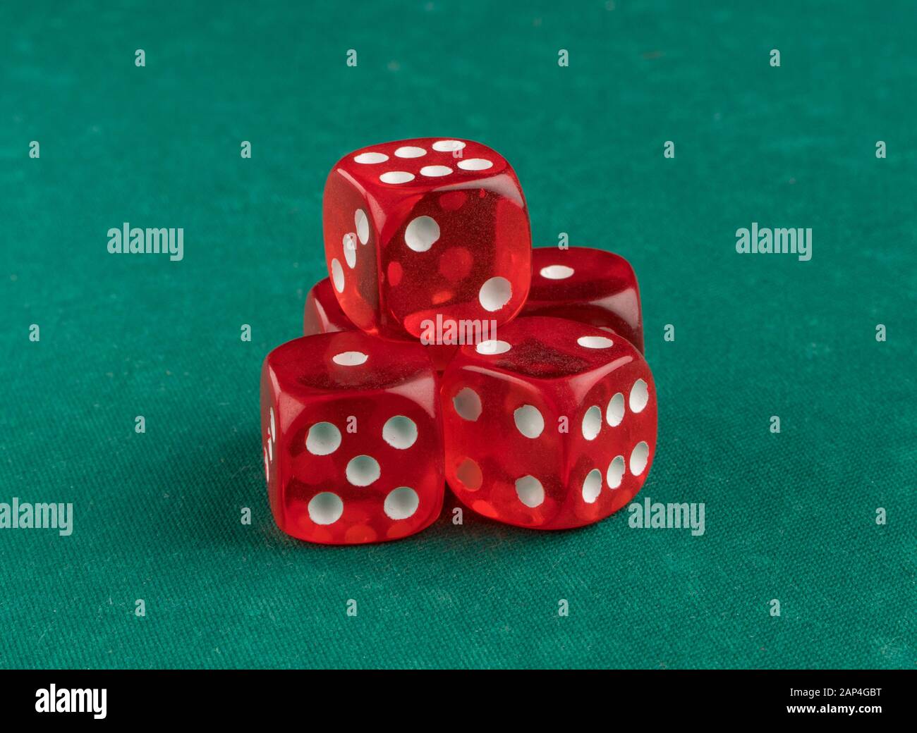 Group red playing dice hi-res stock photography and images - Alamy