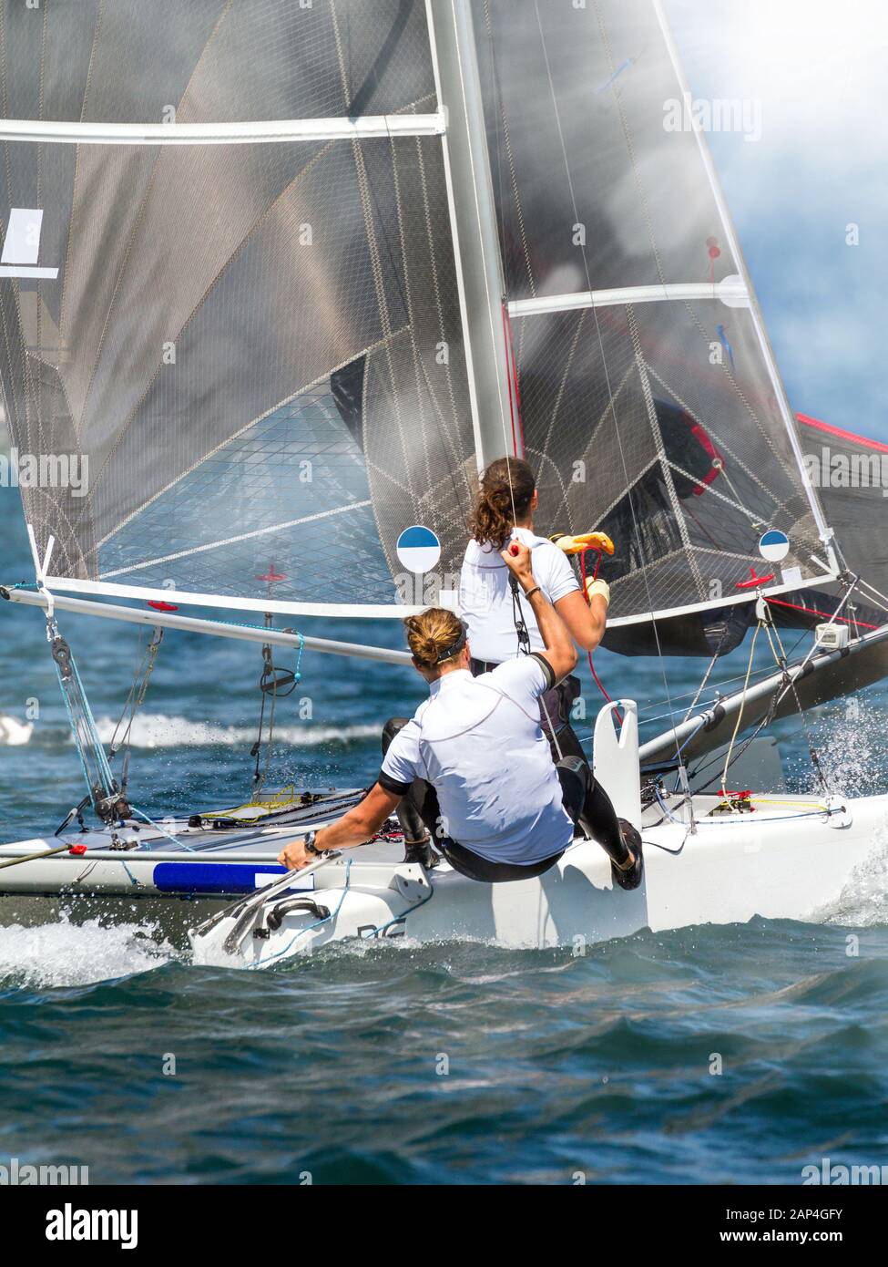 Extreme catamaran racing hi-res stock photography and images - Alamy