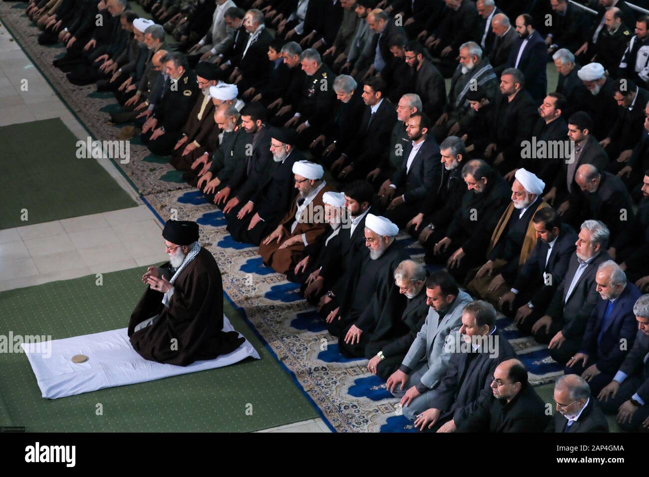 Tehran, Iran. 21st Jan, 2020. A handout photo made available by Iran's ...