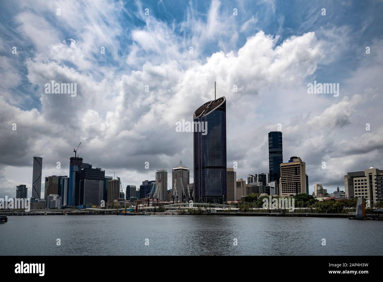 Brisbane cityscape in the capital of Queensland Australia Stock Photo ...