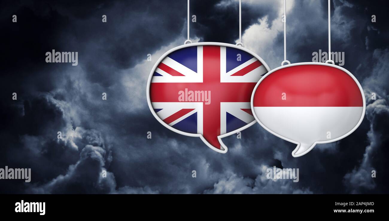 Uk and indonesia flag hi-res stock photography and images - Alamy