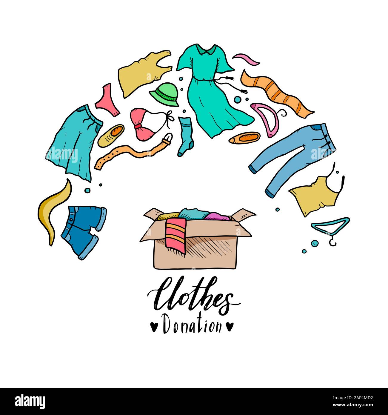 Clothing Donation Box Clip Art