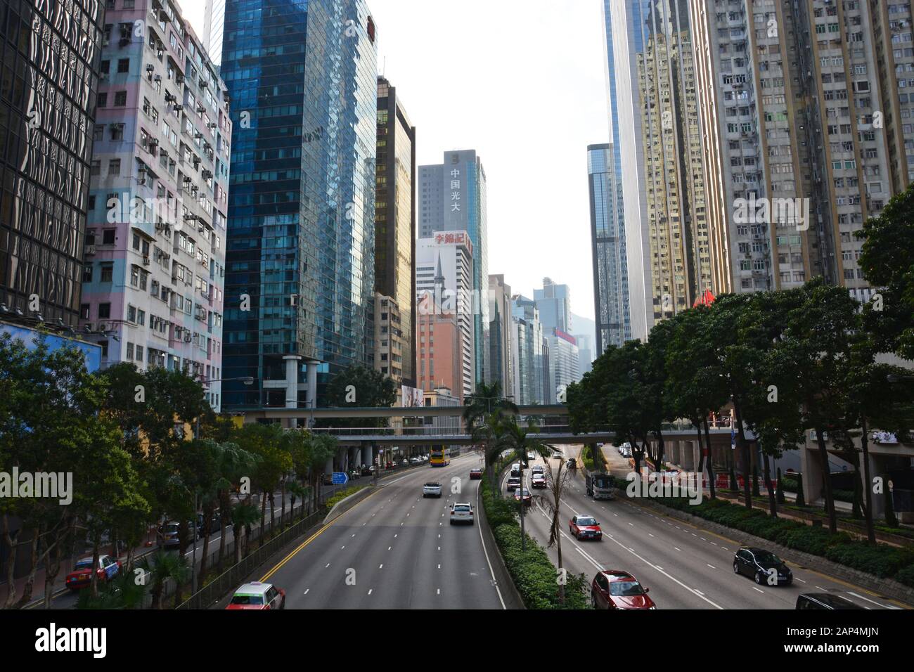 Hong kong wan chai road hi-res stock photography and images - Alamy
