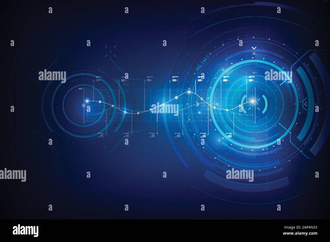 Abstract background for cyber technology futuristic concept on the dark ...