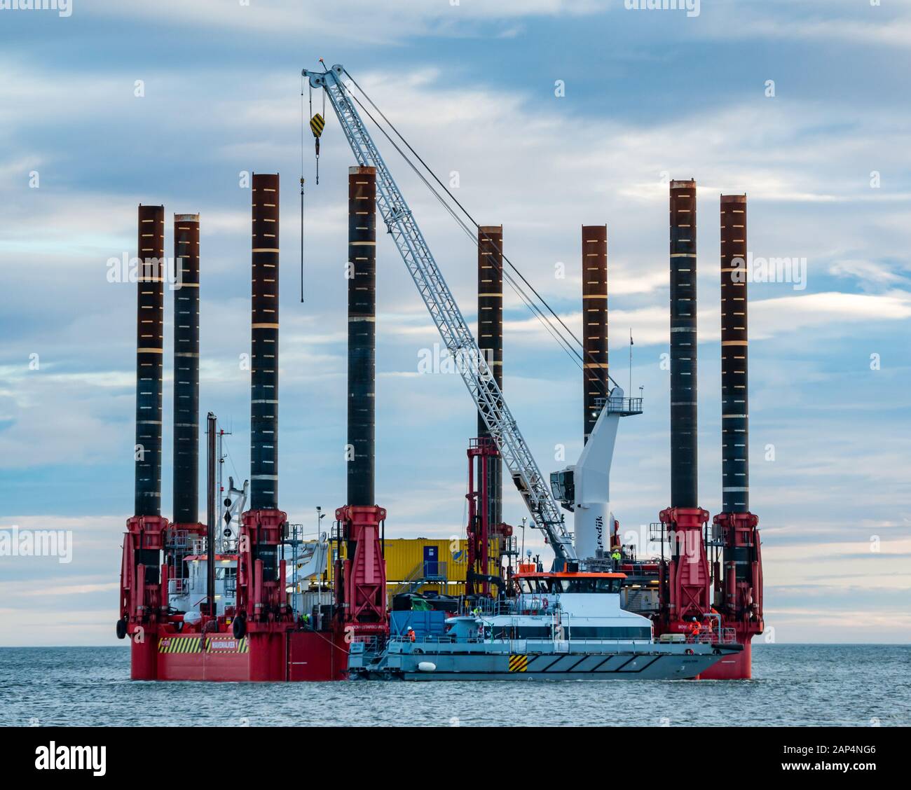 Thorntonloch, East Lothian, Scotland, United Kingdom. 21st Jan, 2020. A ...
