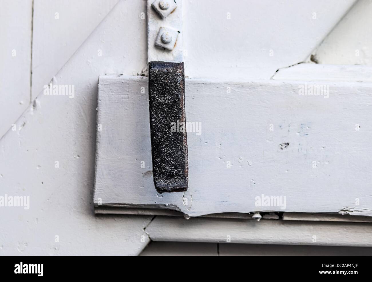 Detailed close up view on industrial metal and steel surfaces Stock ...