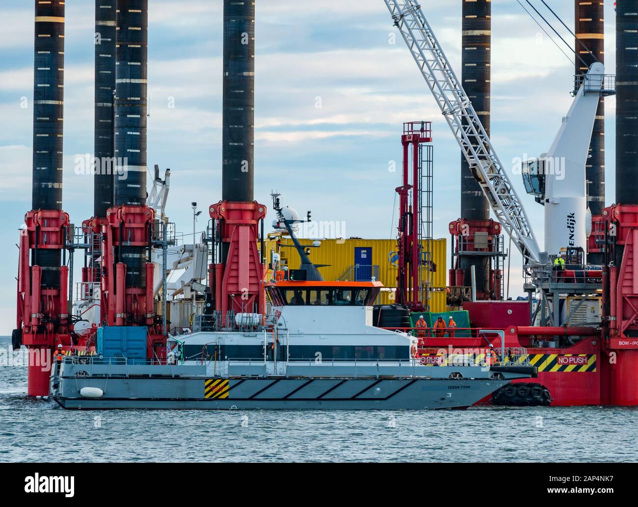 Thorntonloch, East Lothian, Scotland, United Kingdom. 21st Jan, 2020. A ...