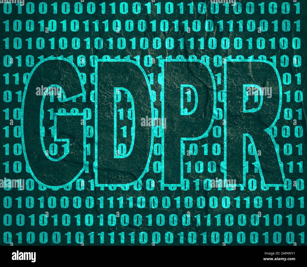 Acronym GDPR - General Data Protection Regulation. Internet conceptual ...