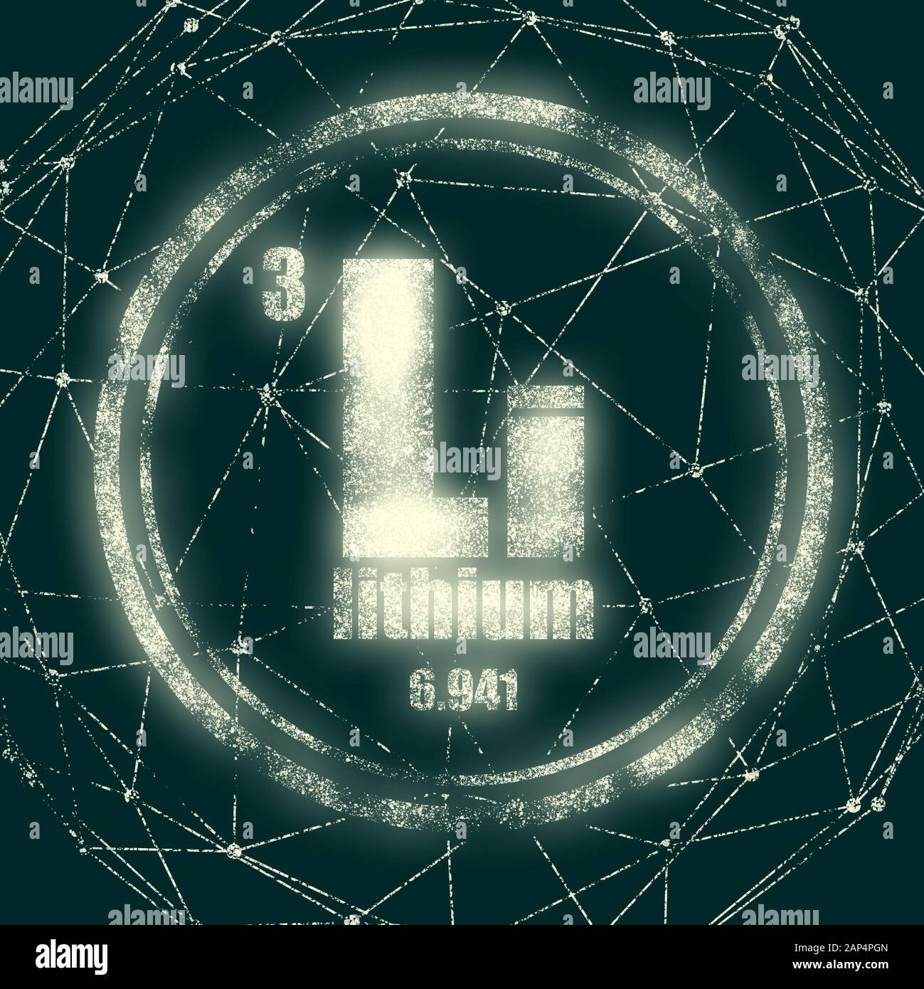 Lithium atomic structure hi-res stock photography and images - Alamy