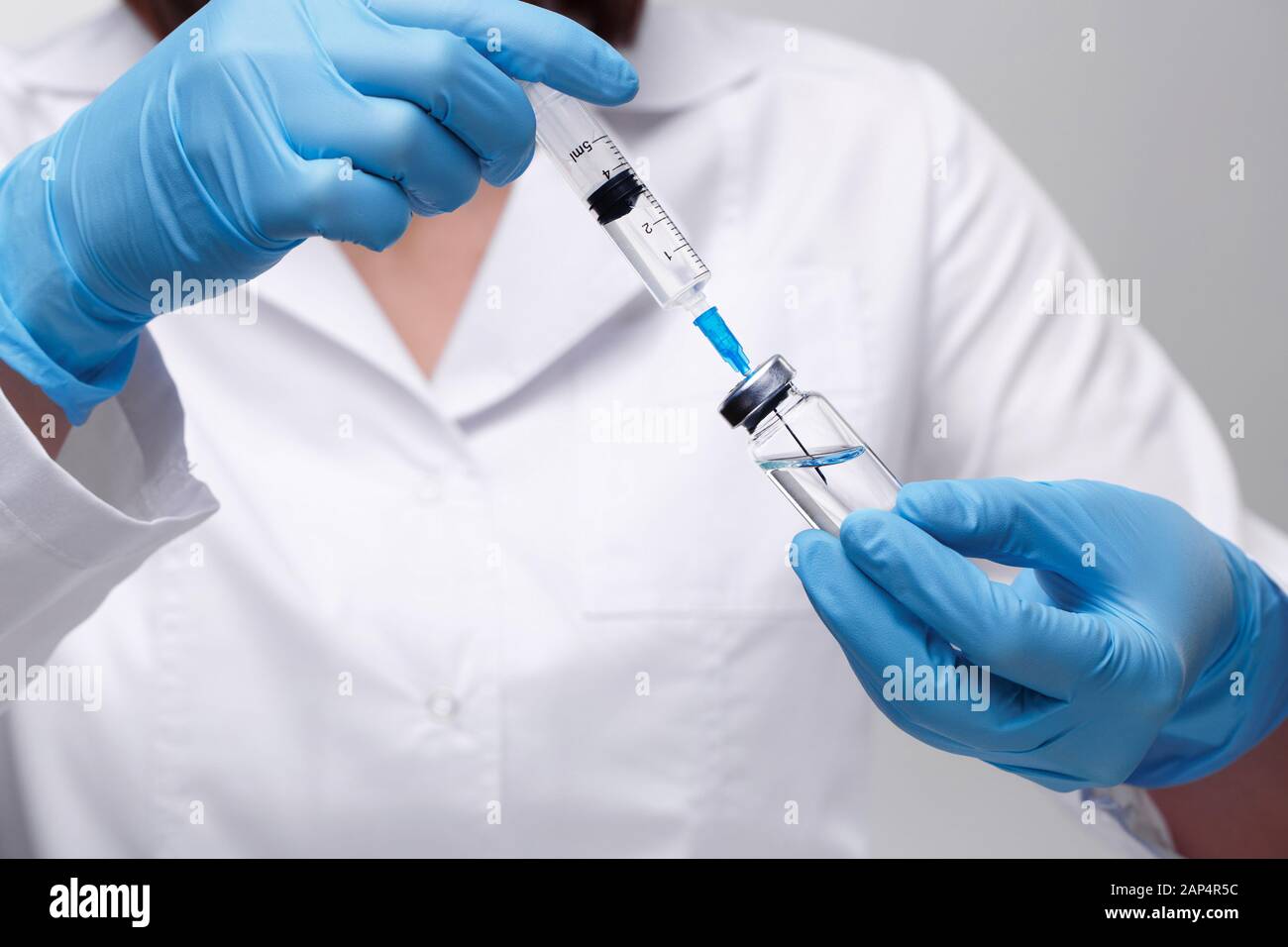 Medical injection,diseases,health care,science,diabetes.Doctor or nurse ...