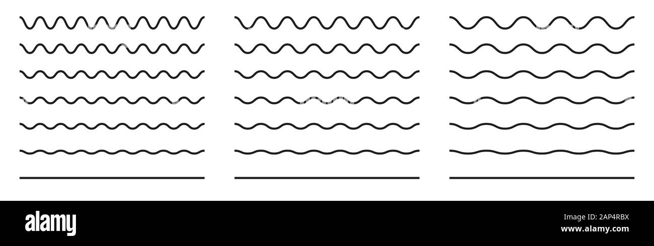 Squiggly lines Stock Vector Images - Alamy