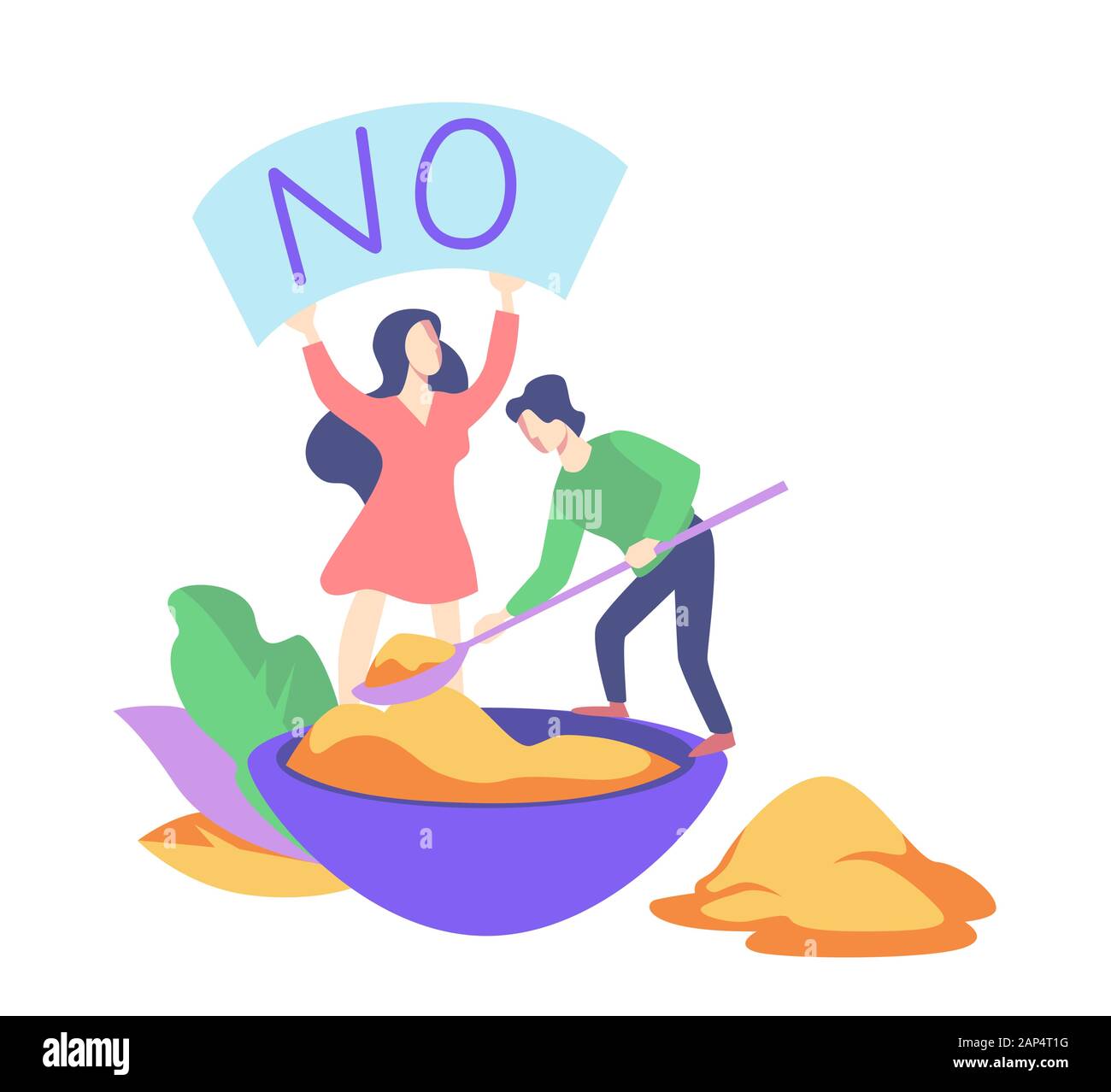 Protest refuse Cut Out Stock Images & Pictures - Alamy